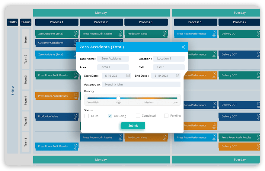 Easy to use T Card Software | Easy Drag and Drop | Digital T-Card